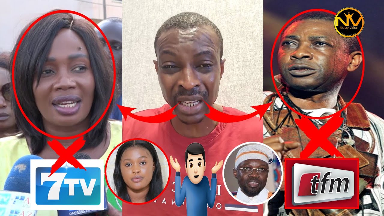 👂ÉCOUTER👉MOUSTAPHA NIANG ADJI 7TV & GFM MAÏMOUNA NDOUR FAYE UN DANGER ...