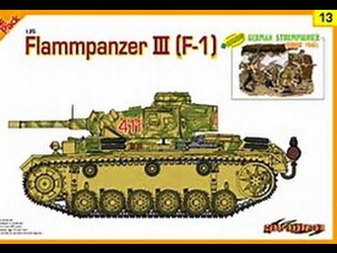 Dragon Flammpanzer III 1:35 Inbox Review - YouTube