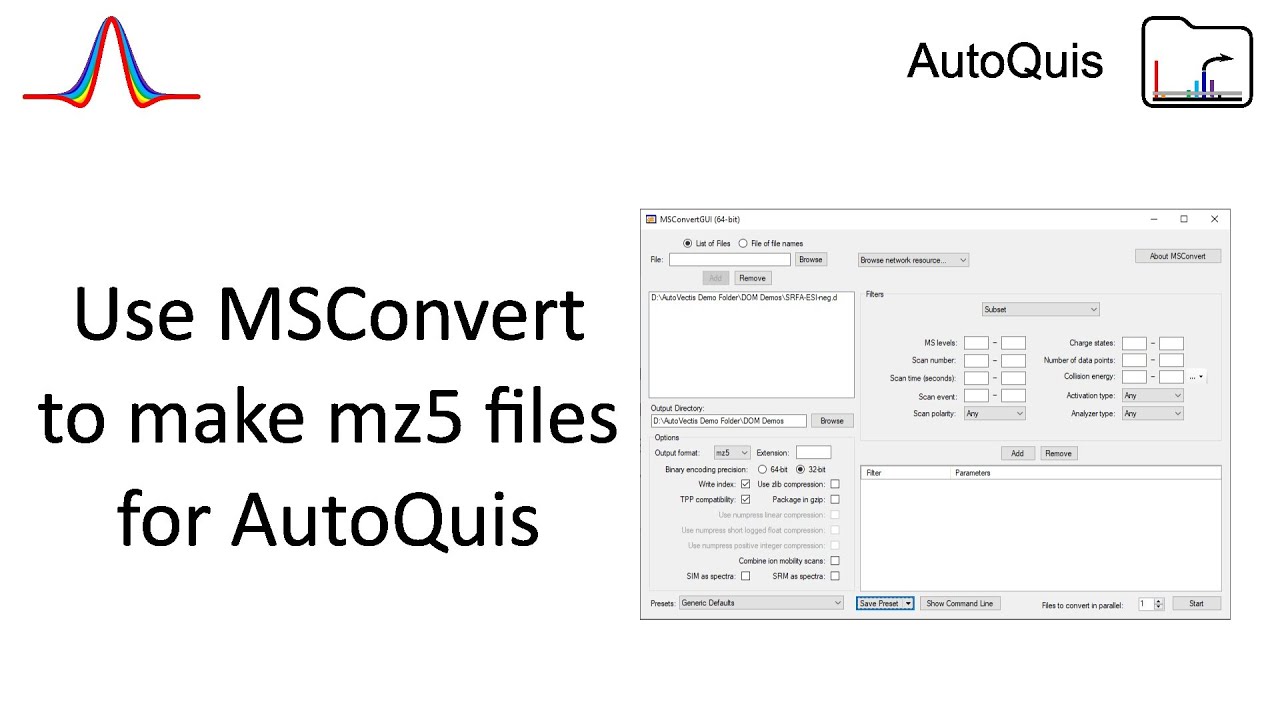 AutoQuis - making mz5 files for AutoQuis processing - YouTube