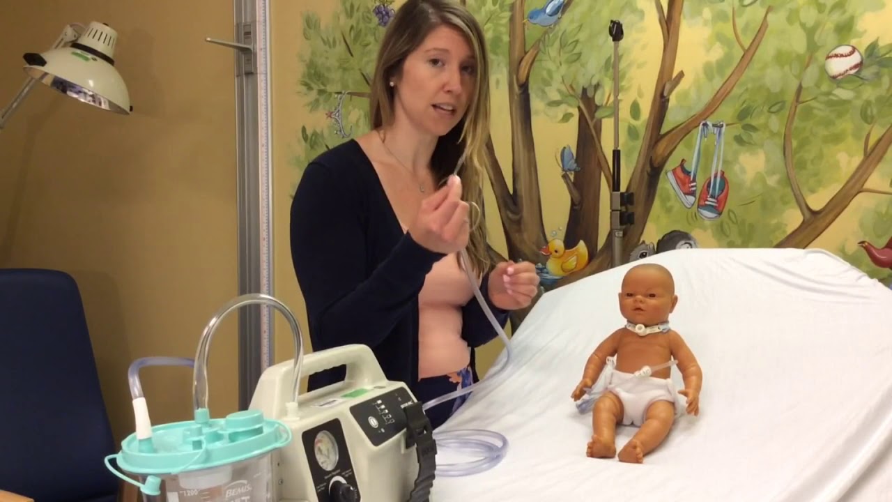 How To Suction Your Infants Tracheostomy Youtube