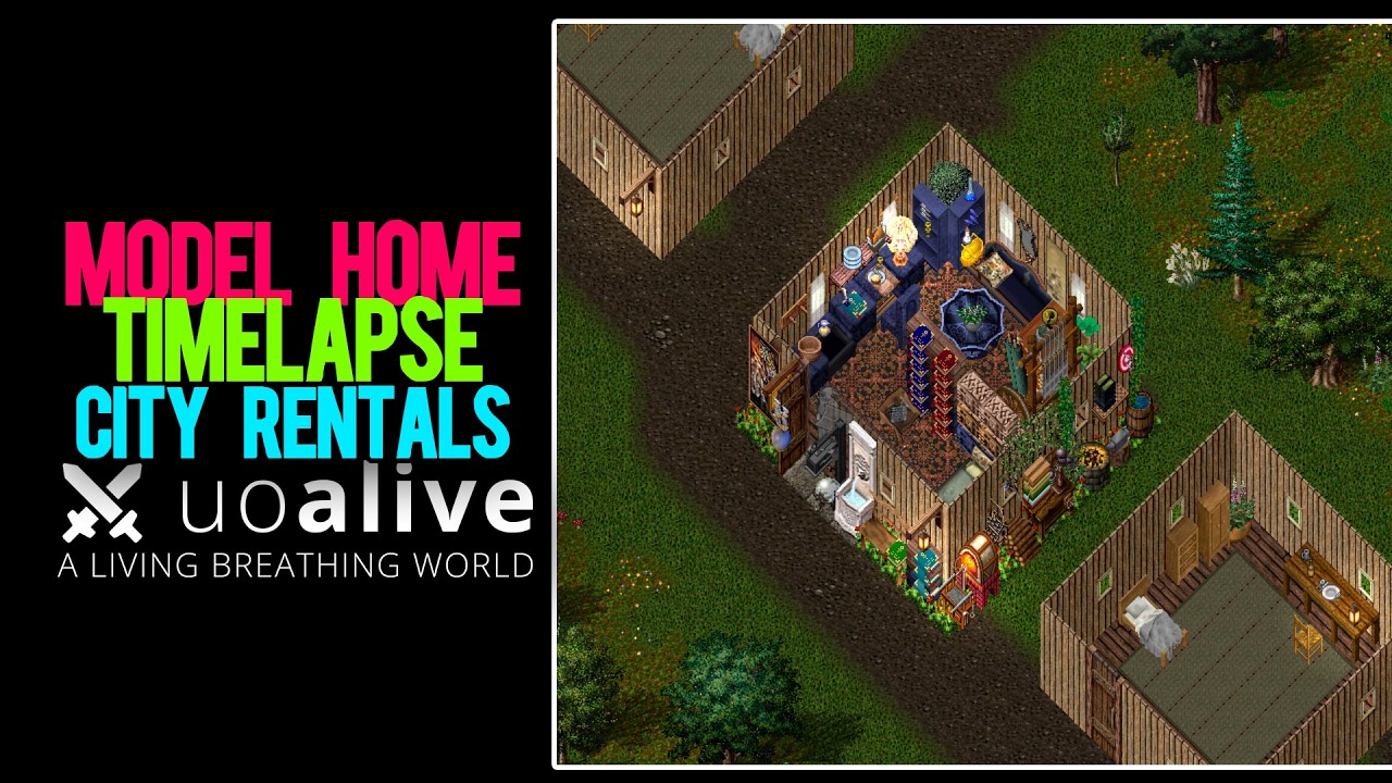 UOAlive - Model City Rental Decoration Timelapse - Ultima Online - YouTube