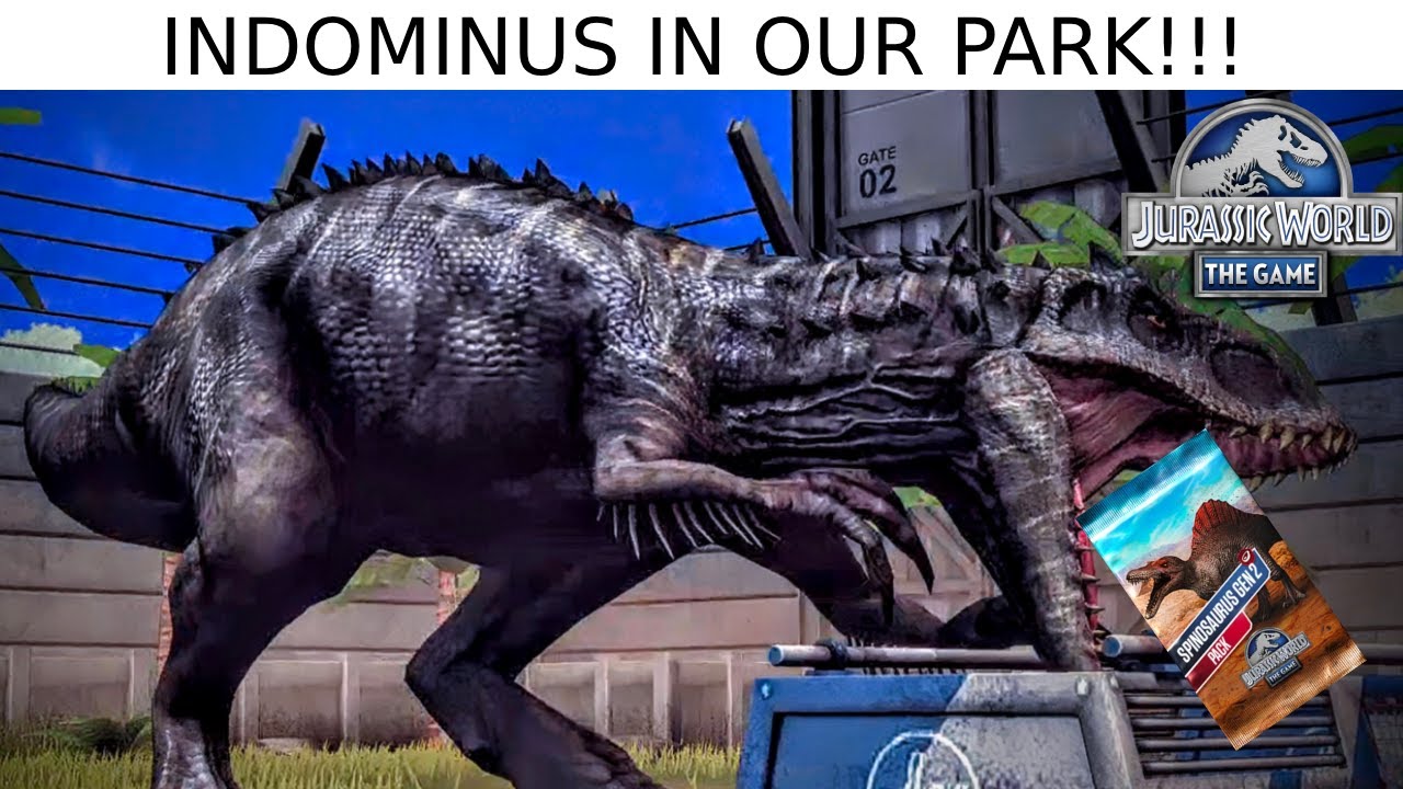 INDOMINUS REX GEN 2!!!! Jurassic world the game - YouTube