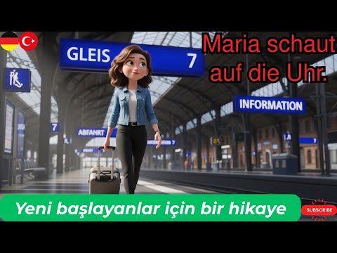 Başlangıç A1 A2 Seviyesi İçin Harika Almanca Hikaye! Tren İstasyonu