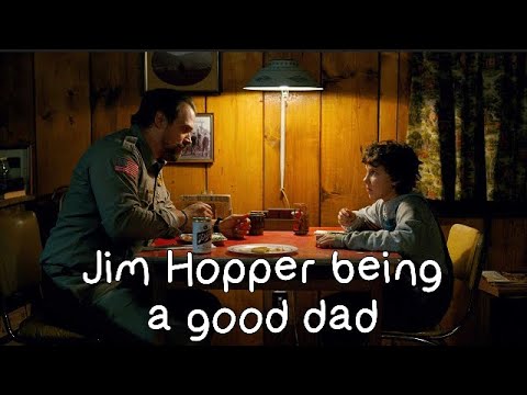 Jim Hopper being a good dad - YouTube