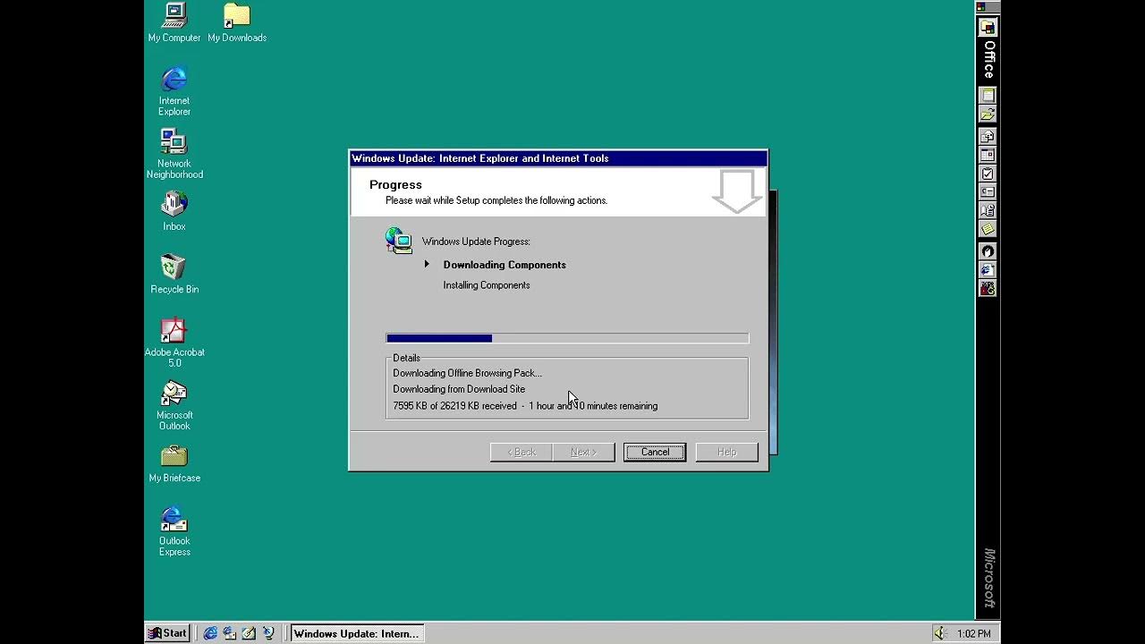 Microsoft Internet Explorer 4.0 to Internet Explorer 5.5 Realtime Upgrade (86Box) - YouTube