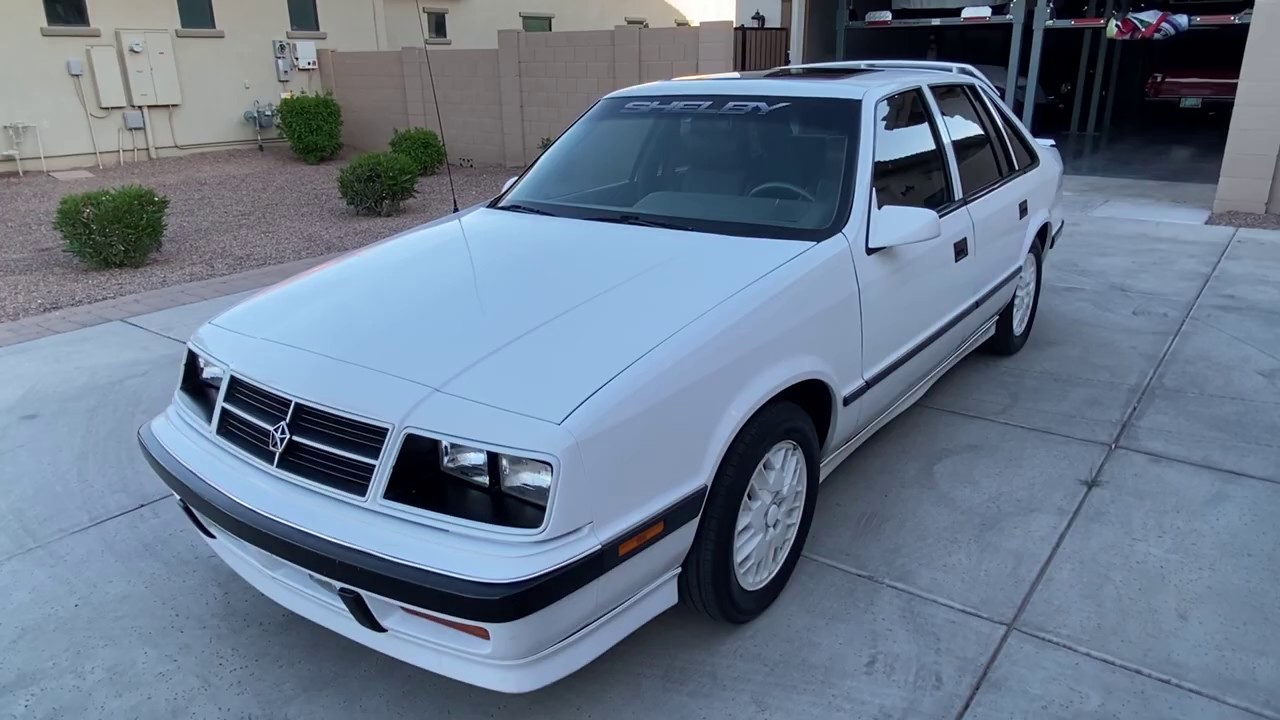 BaT Auction - 1989 Dodge Lancer Shelby - Walk Around Video - YouTube