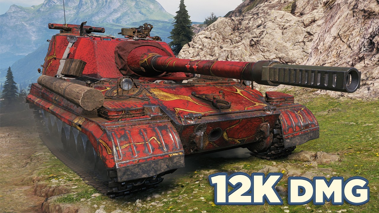 Object 268 Version 4 • 12K DMG 10 KILLS • WoT Gameplay - YouTube