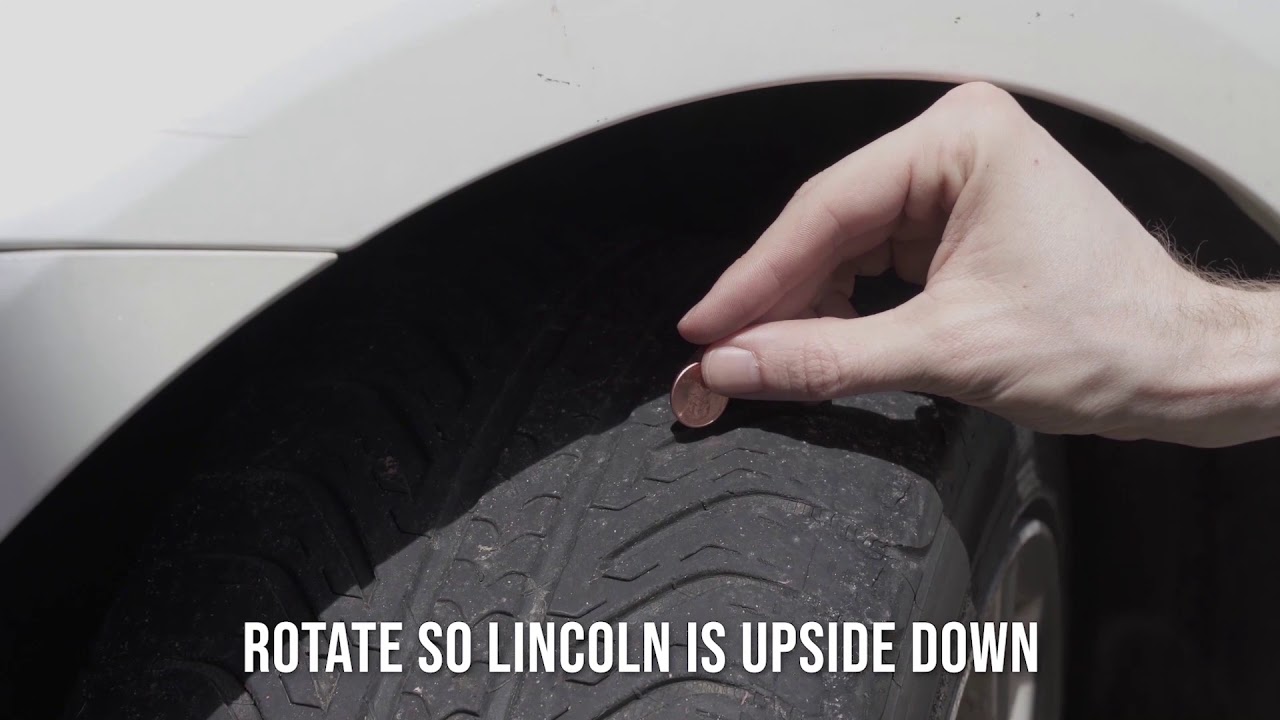 How to Check Your Tire Thread - YouTube