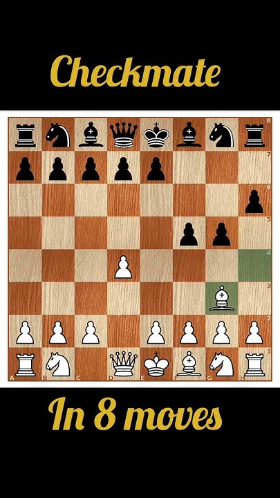 Chess Ke Rules //Checkmate In 8 Moves // Chess Tricks // Chess Gaming ...