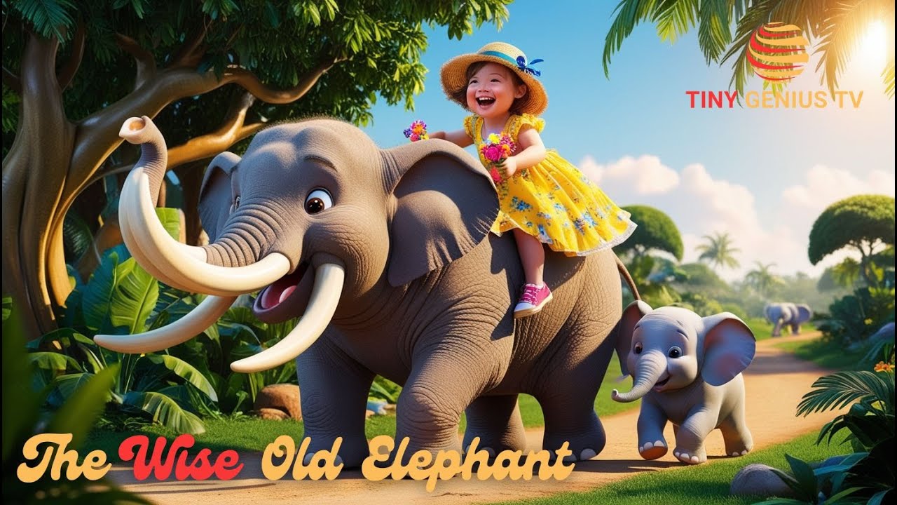 The Wise Old Elephant | Kids Rhymes & Babies Songs - YouTube
