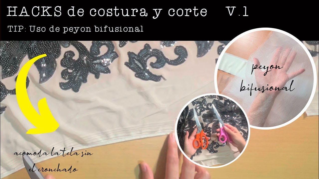 HACKS Y TIPS DE COSTURA FÁCILES + peyón bifusional - YouTube