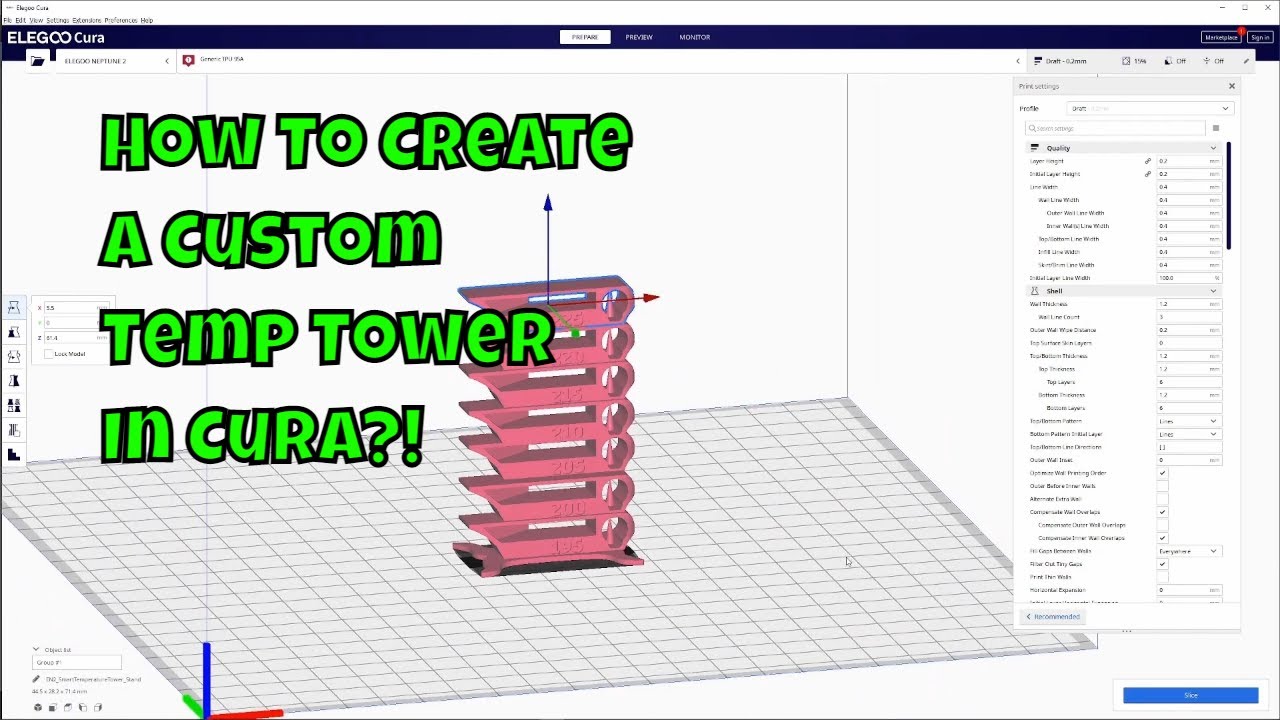 How to Create a Custom Temp Tower - YouTube