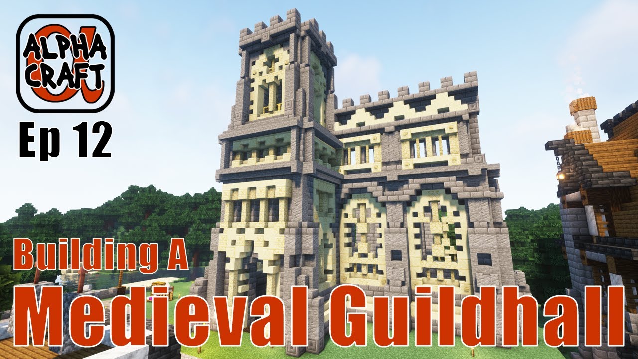 Medieval Trader Hall in Minecraft 1.18 | AlphaCraft Survival Lets Play ...