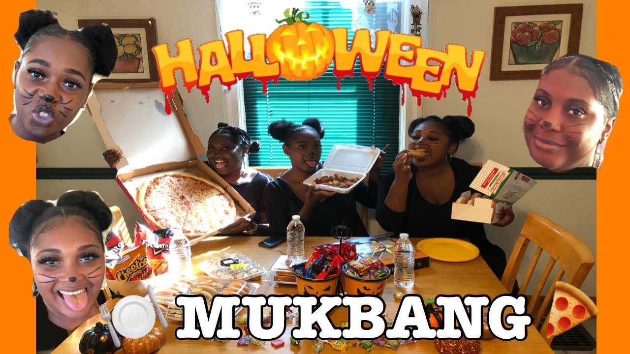*HUGE* HALLOWEEN CANDY MUKBANG - FALL FLAVORS | Galat Girls - YouTube