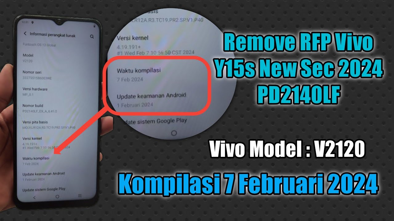 Hapus FRP Vivo Y15s V2120 New Sec 2024 Kompilasi 7 Februari | PD2140LF ...