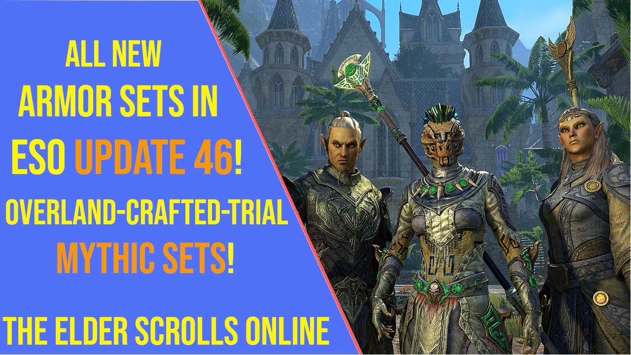 All Update 46 New Armor Sets in ESO and animations! - YouTube