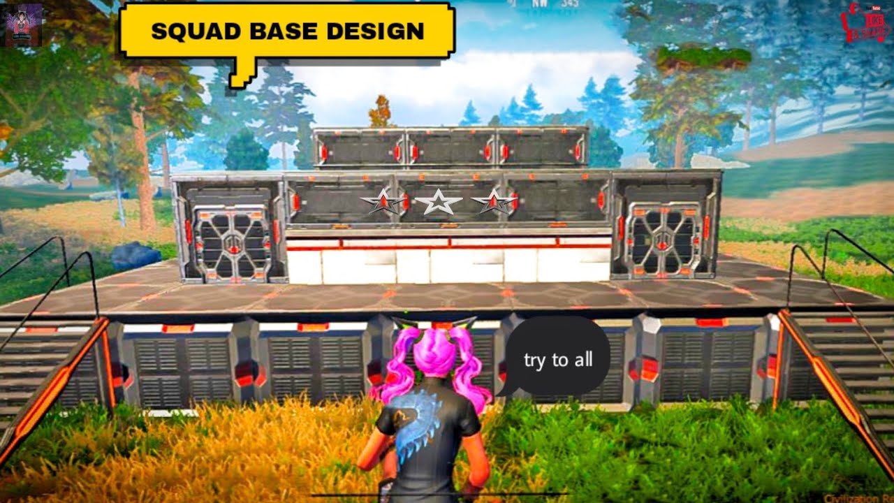 Squad base design || Last Island of Survivor || base design # ...