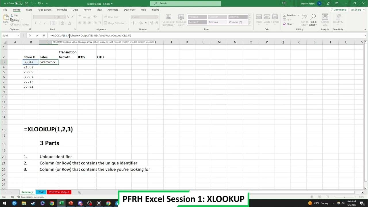 Excel Quick Tips - XLOOKUP - YouTube