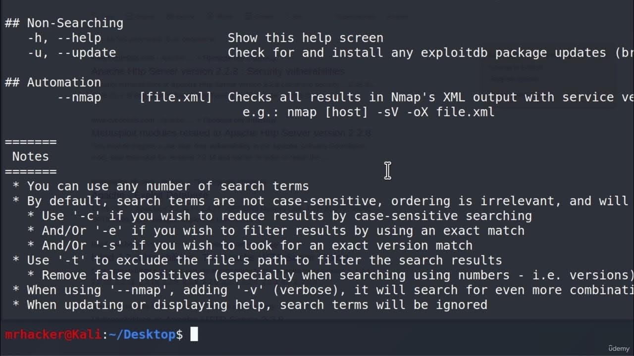36 Manual Vulnerability Analysis & Searchsploit - Expanding Your Security Assessment Toolkit ...