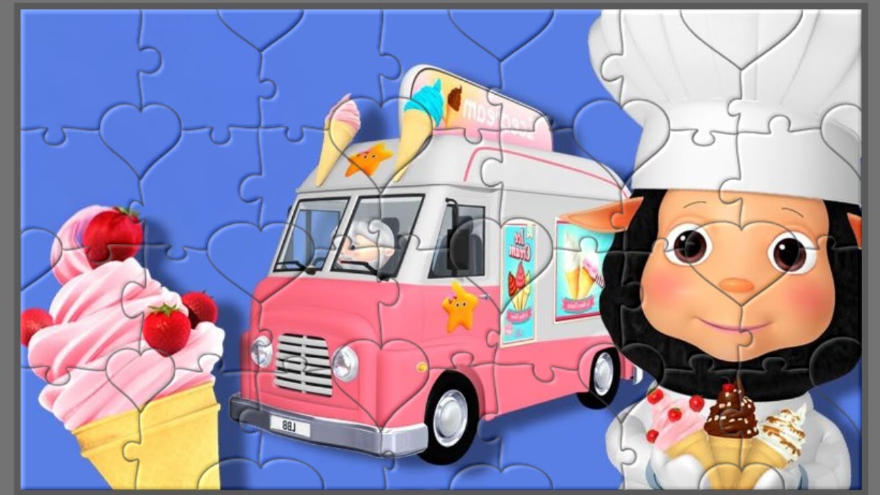 Ice Cream Ice Cream | Puzzle | Nursery Rhymes | Little Baby Bum - YouTube