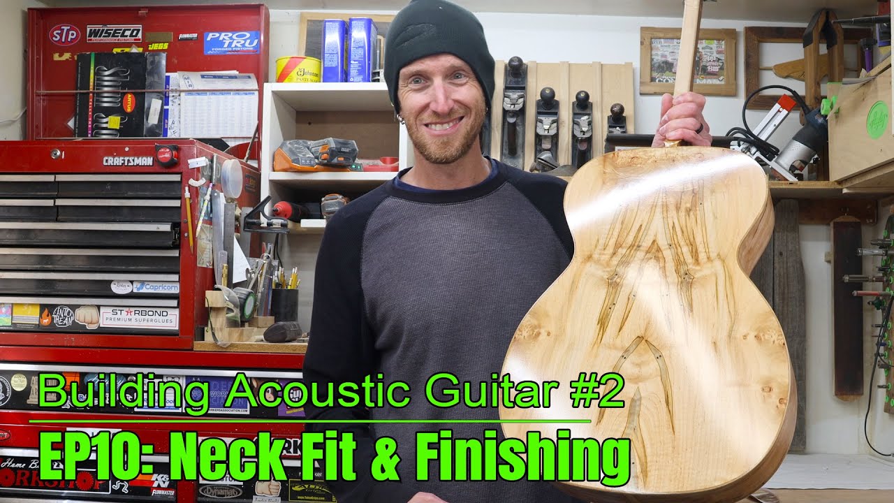 Adjusting the Neck Angle and Spraying the Finish | Building Acoustic ...