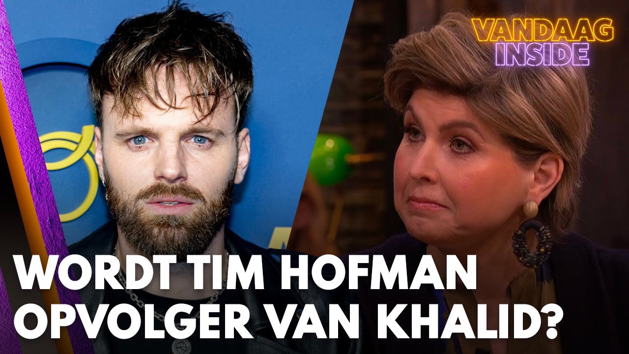 Angela de Jong linkt Tim Hofman aan opvolging Khalid Kasem bij Khalid & Sophie | VANDAAG INSIDE ...
