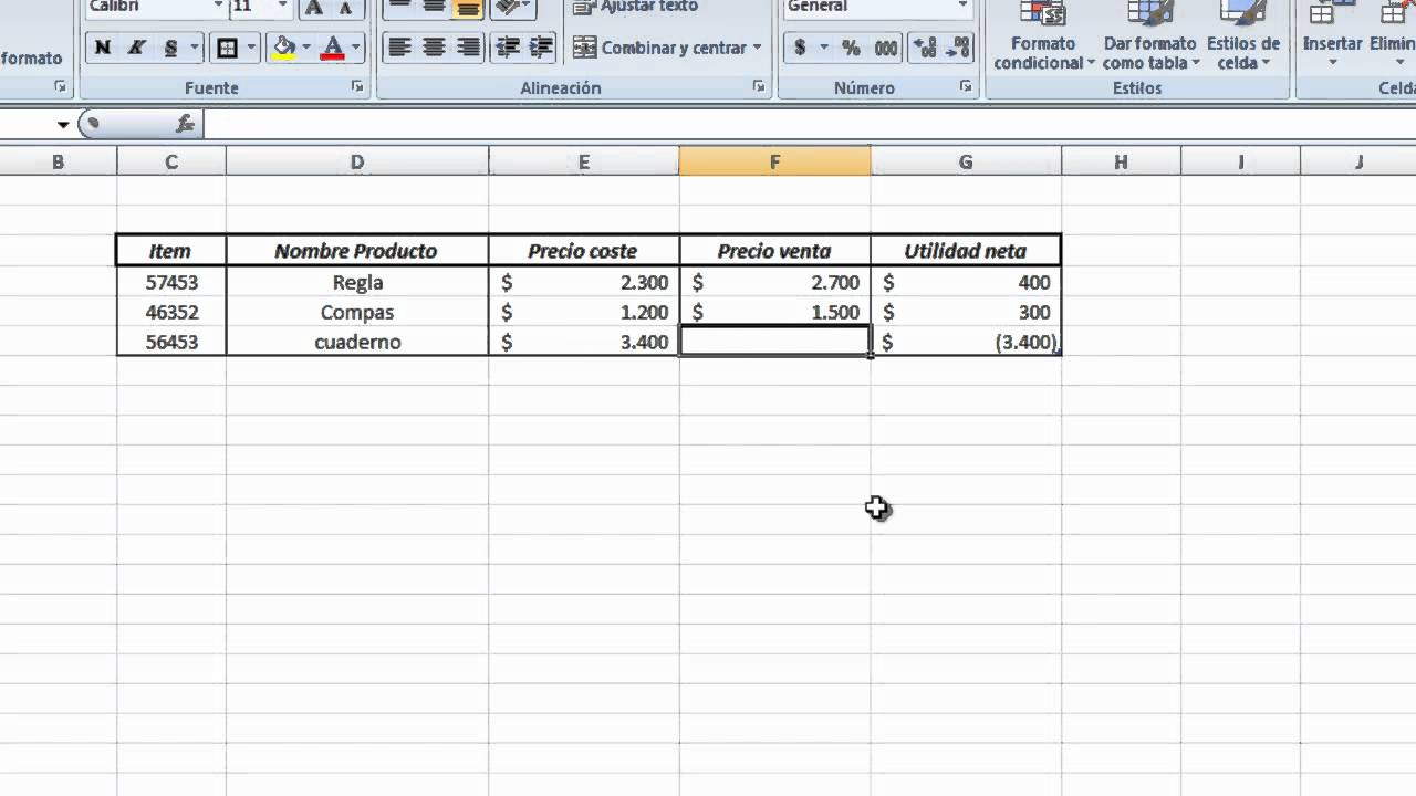 Como crear tablas o listas en Excel - YouTube