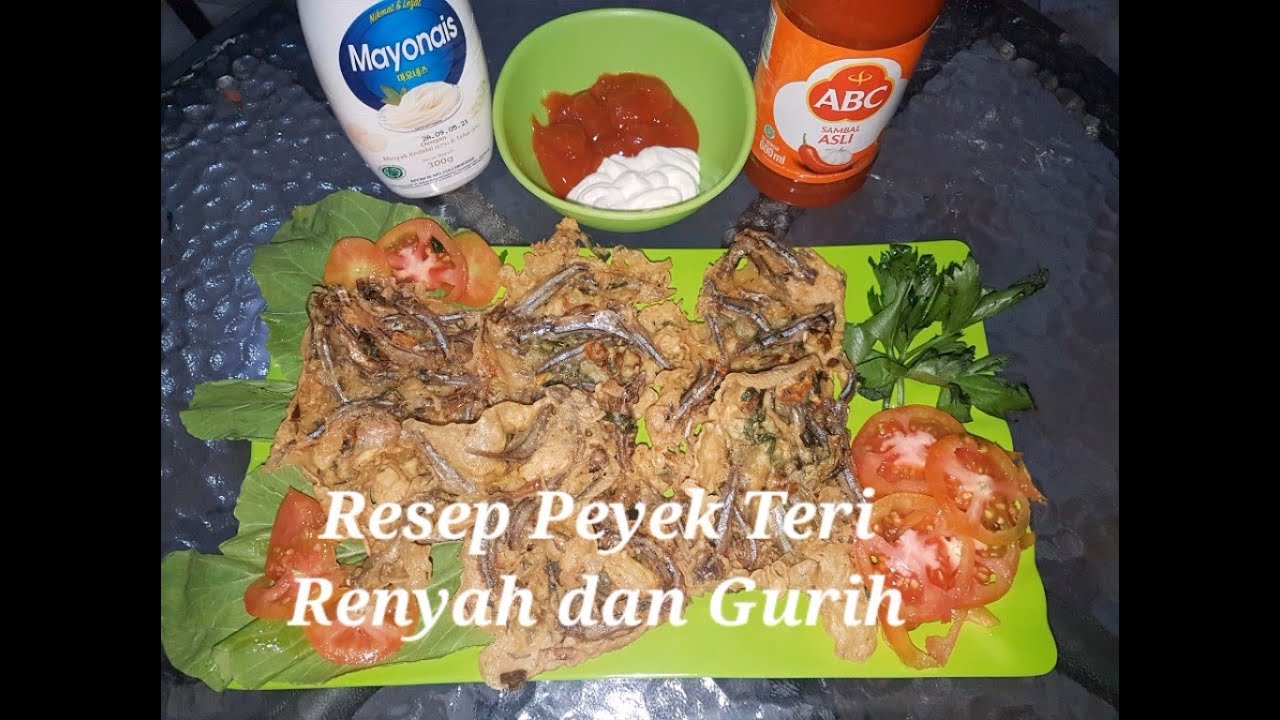 Resep Peyek Ikan Teri (Mairo) Renyah dan Gurih - YouTube