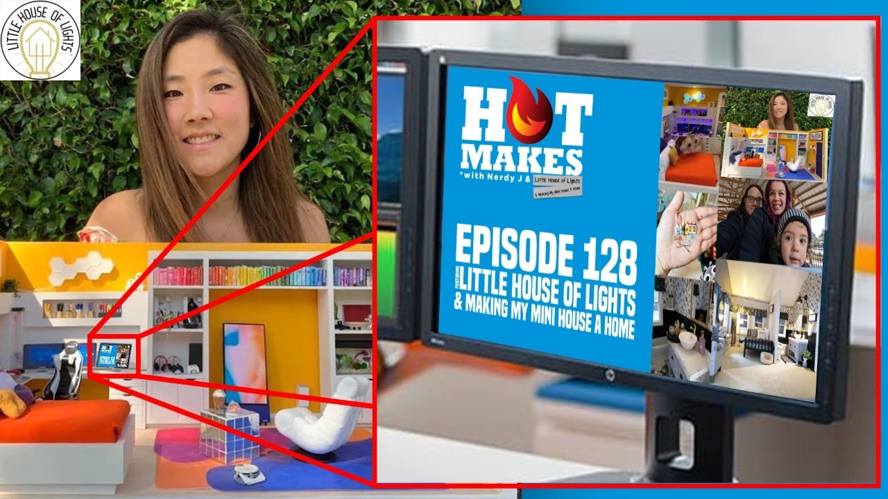 HotMakes Episode 128 - Crafting mini homes! w/Little House of Lights and Making My Mini House A ...