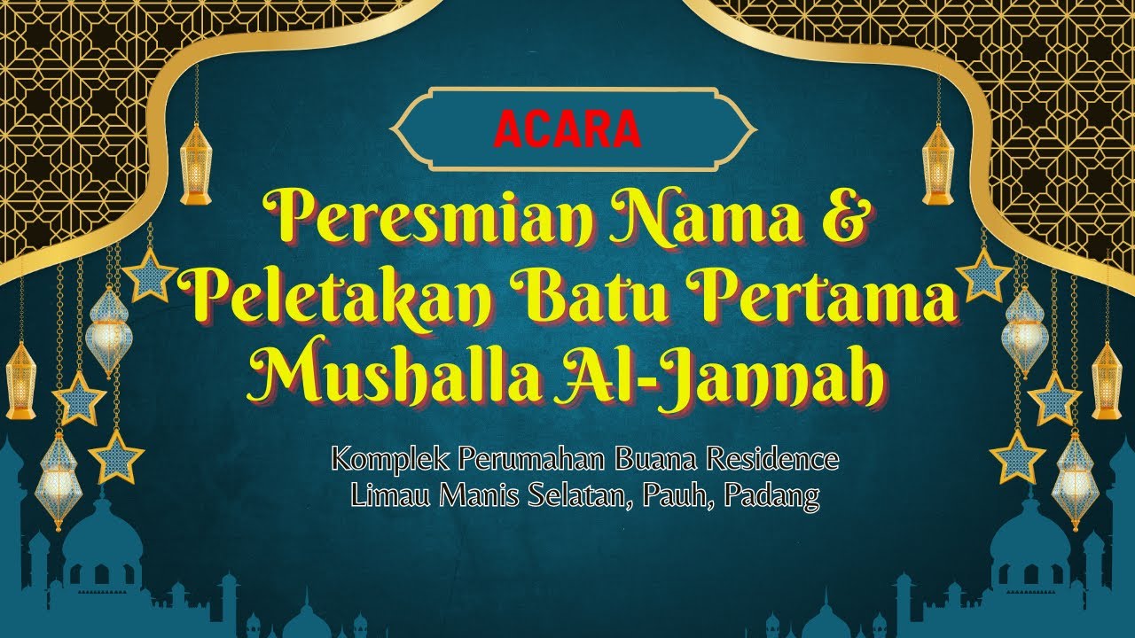Mushalla itu bernama Al-Jannah...... - YouTube