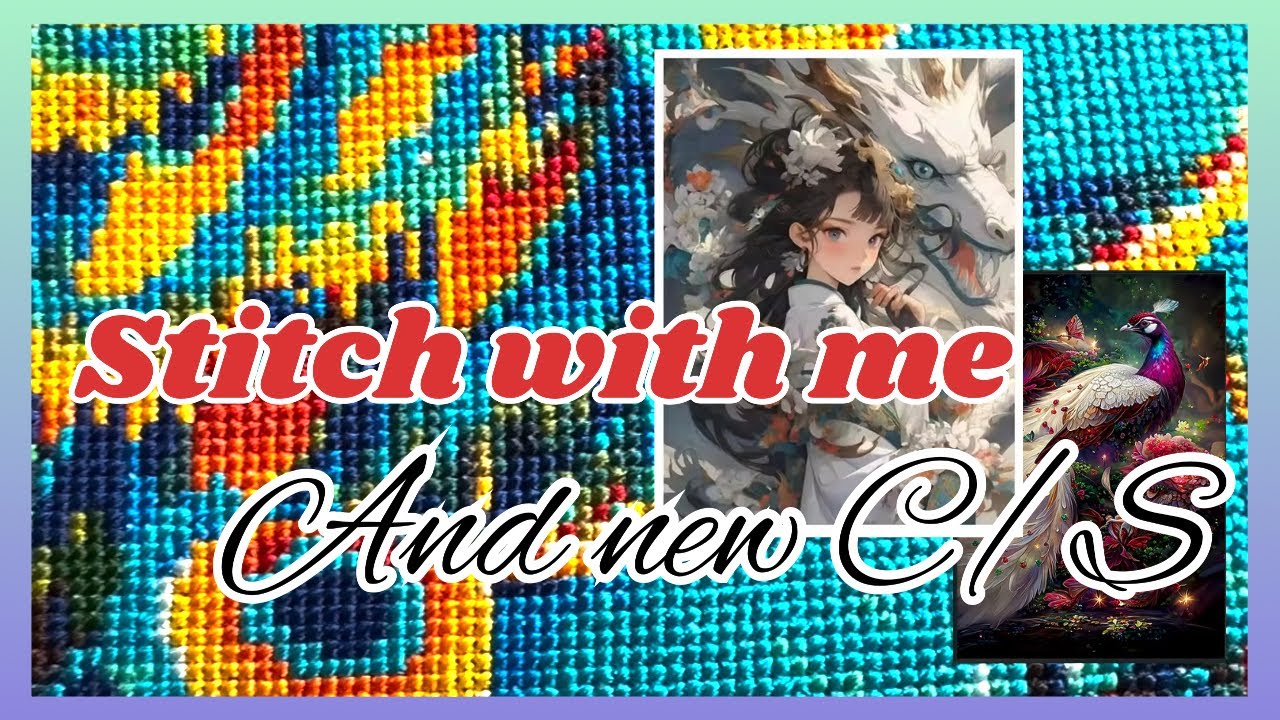 Stitch with me Peacock and New review - YouTube
