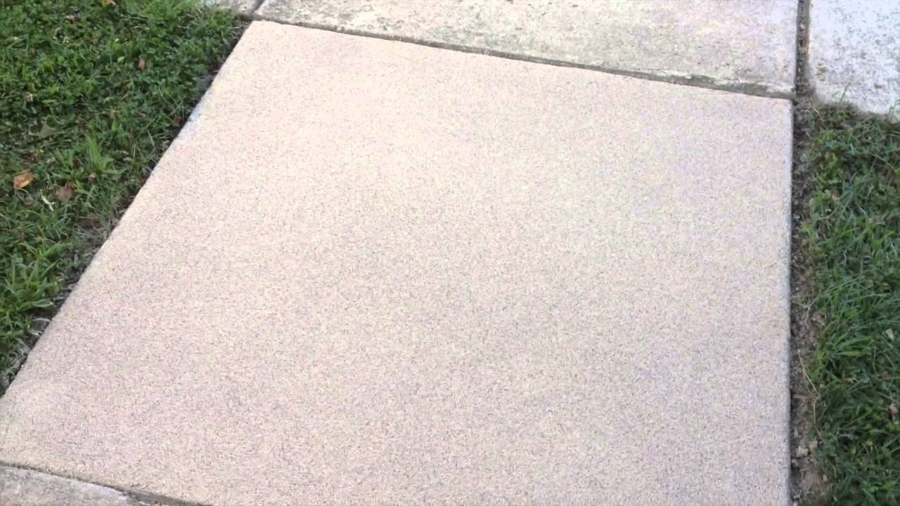 Sidewalk Block Repair - Flexcrete - Havertown, PA - YouTube