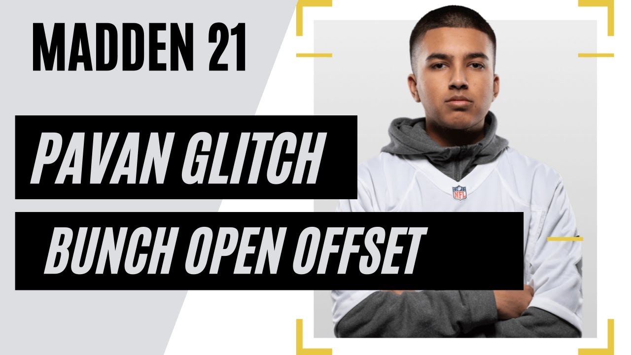 New Secret Pavan Glitch Bunch Open Offset Offense Madden 21 - YouTube