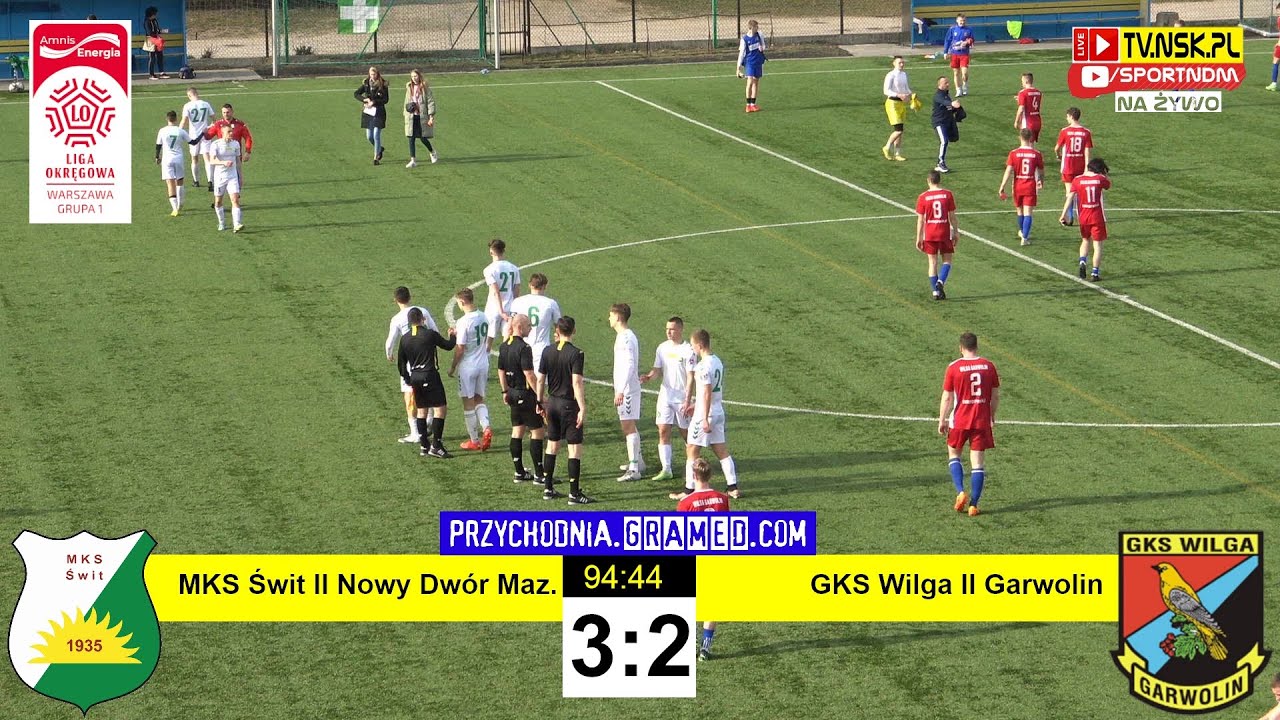 tv.nsk.pl [NA ŻYWO] MKS Świt II Nowy Dwór Maz. - GKS Wilga II Garwolin ...