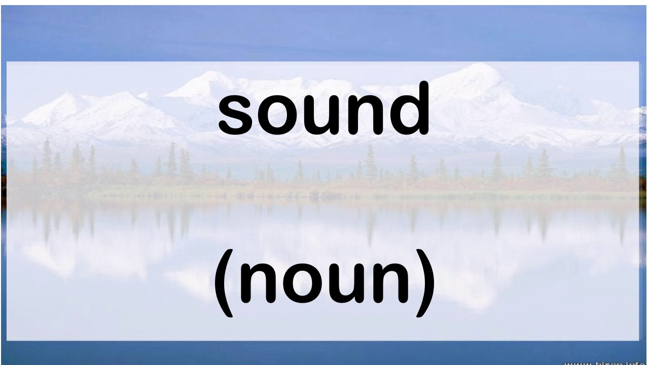 390 sound noun - YouTube