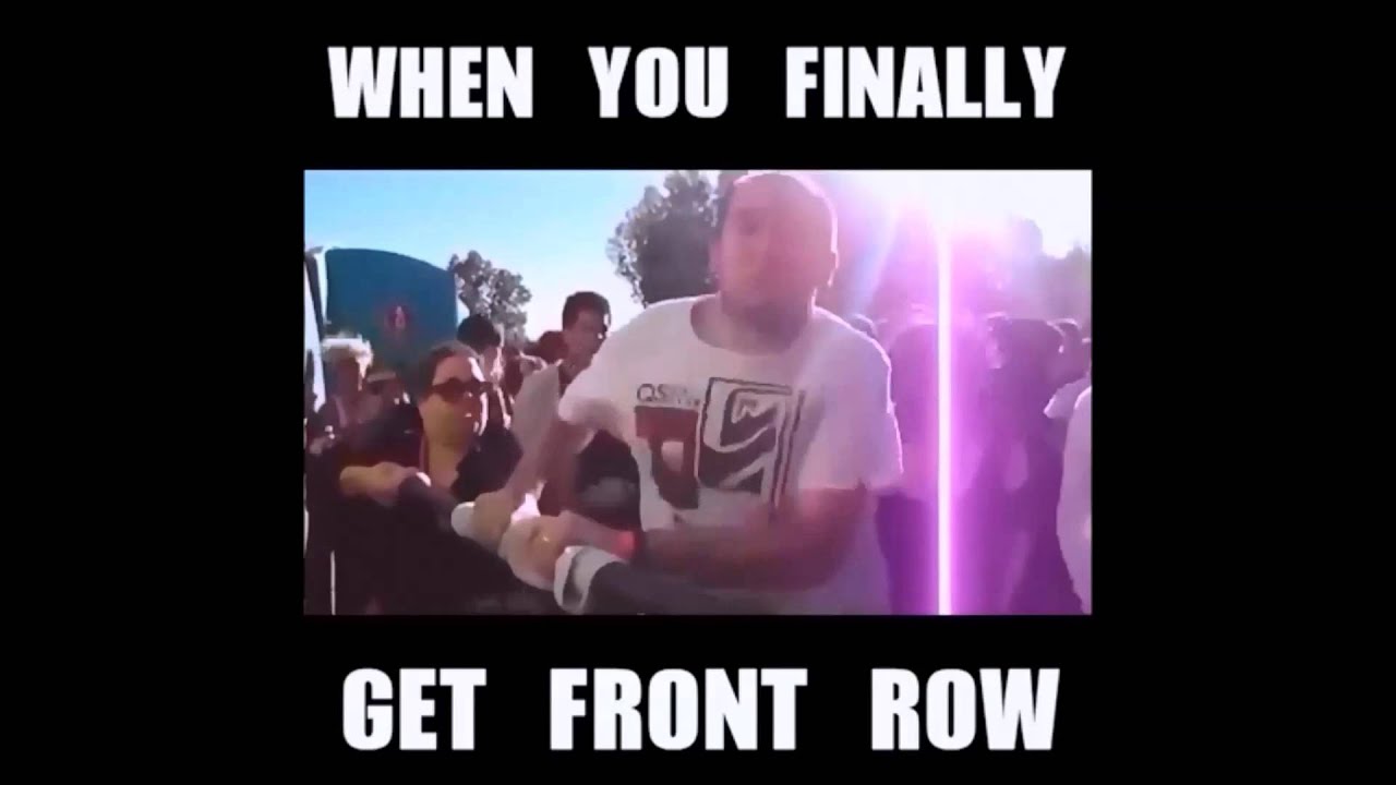 When you finally get front row - YouTube
