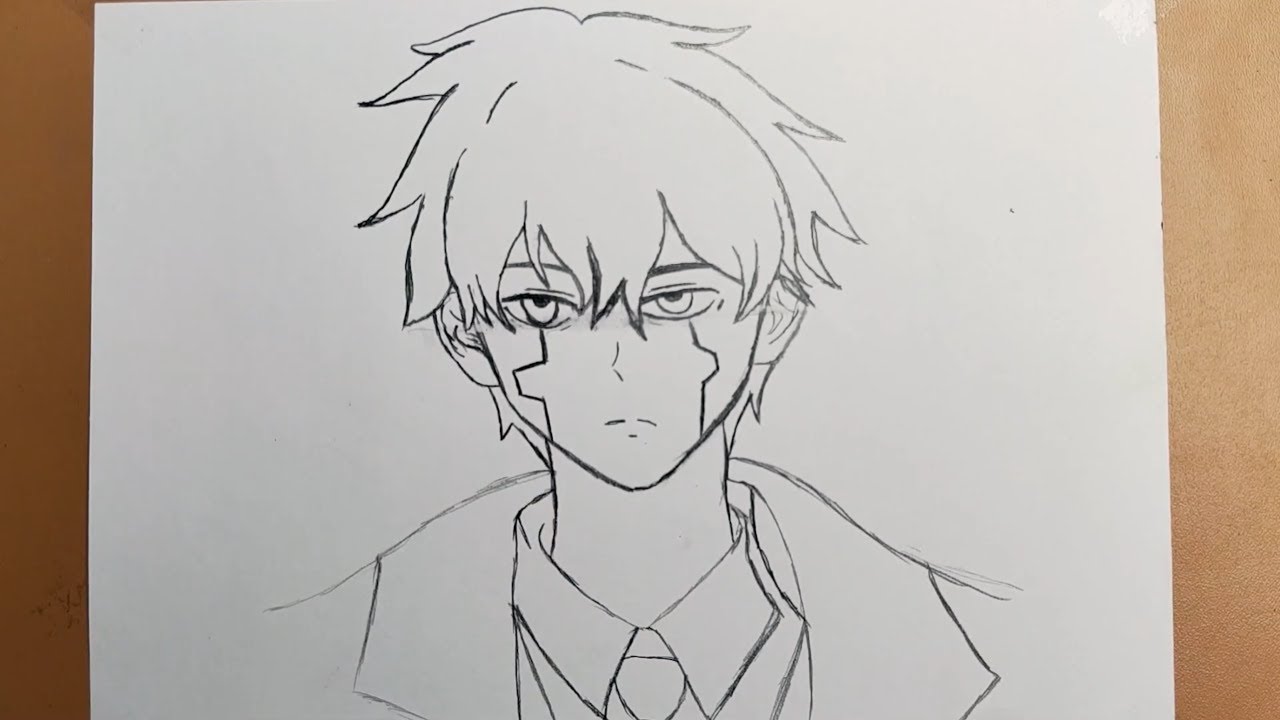 How to draw anime for beginners || Drawing ORTER MADL - Mashle Magic ...