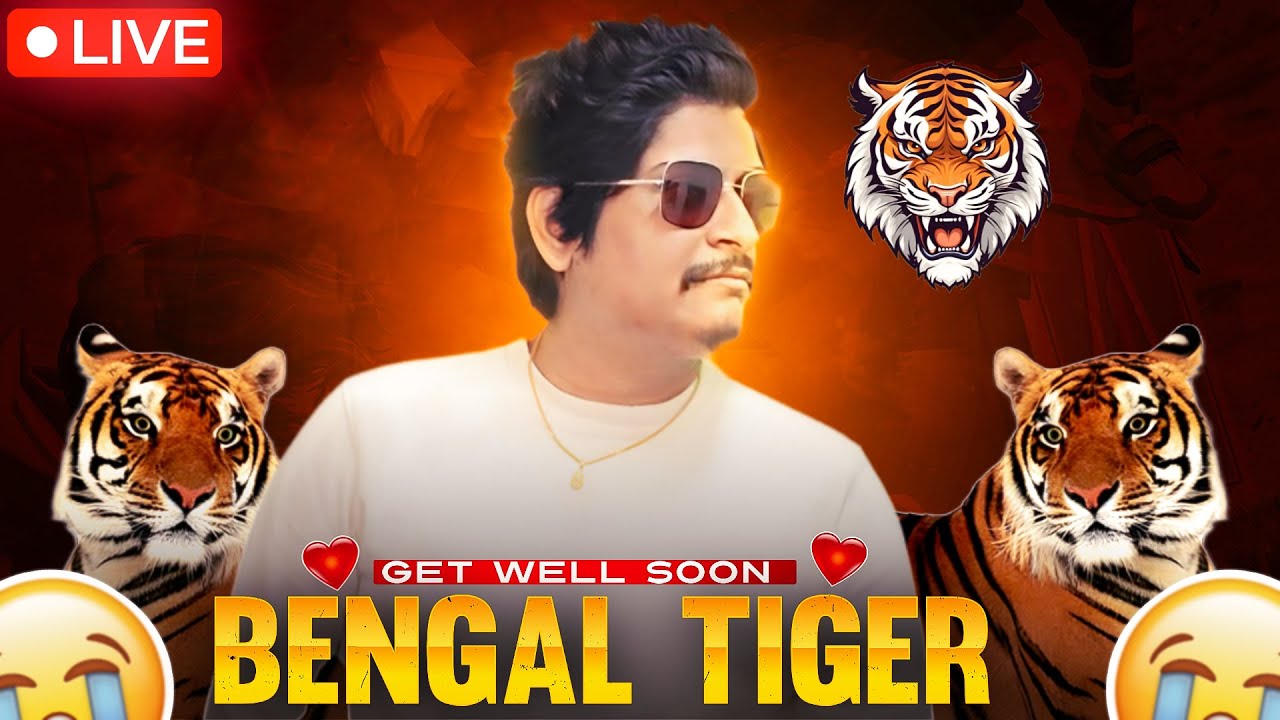 ROYAL BENGAL TIGER - GYANSUJAN - GET WELL SOON BIG BROTHER #dgamingarmy ...