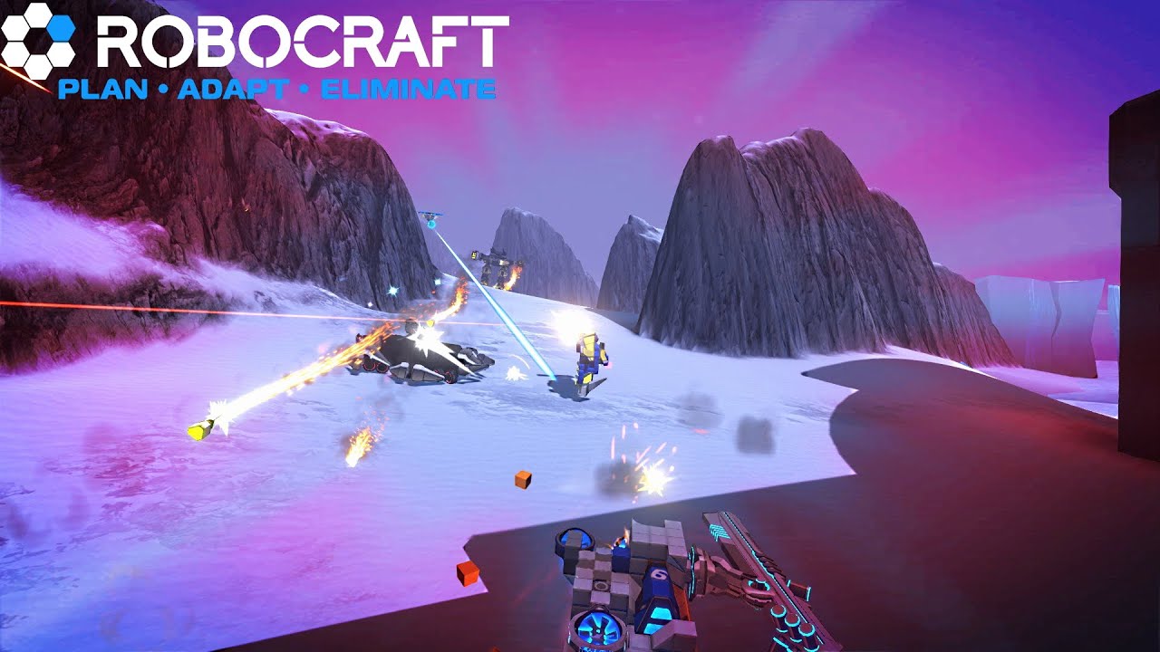 Getting A Crit Hit With A Blind Shot! | Robocraft - YouTube
