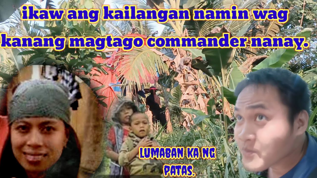 Lumaban ka Ng patas commander nanay,wag kang magtago@julitocatubay802 ...