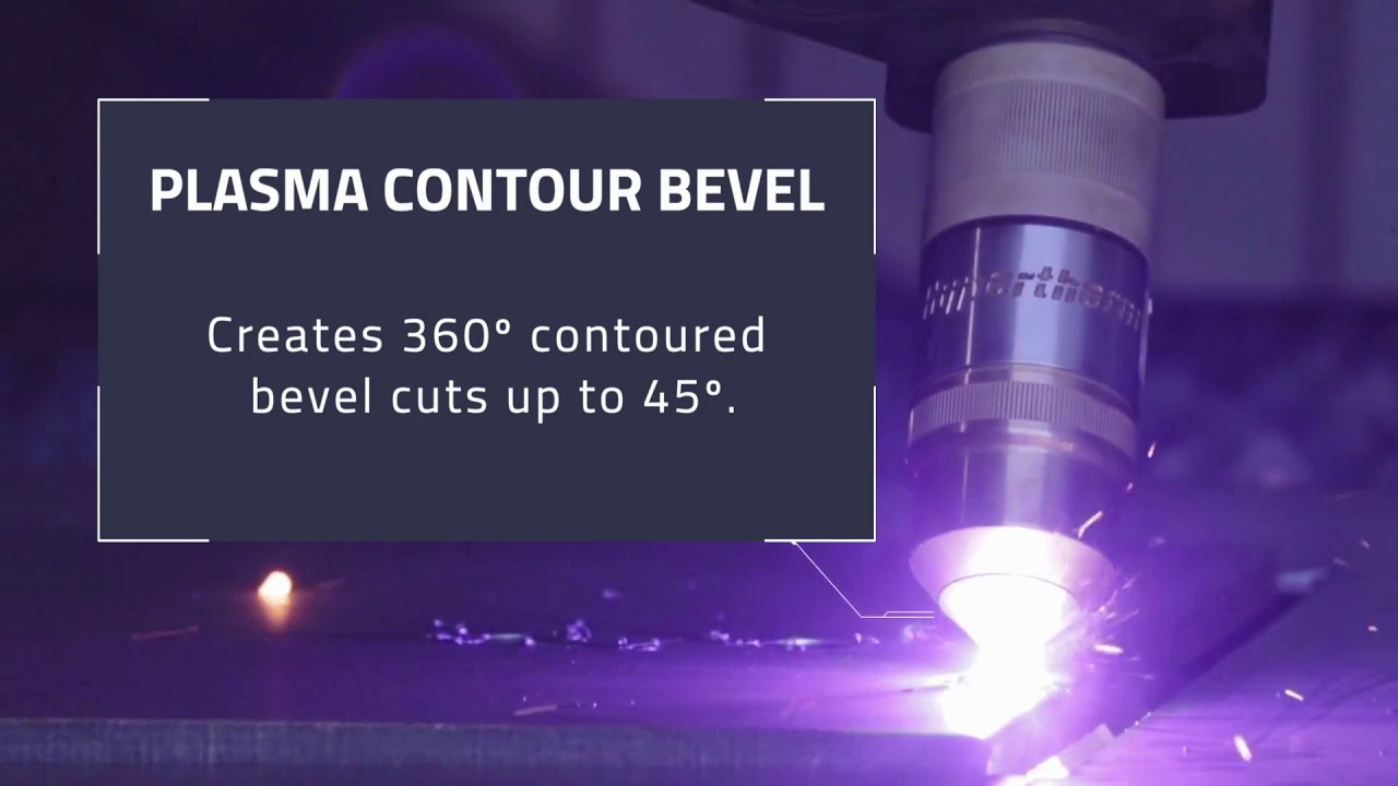 Plasma Contour Bevel Cutting - YouTube