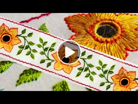 Mirror Work Border Design with an Easy, Beautiful & Exclusive Border ...