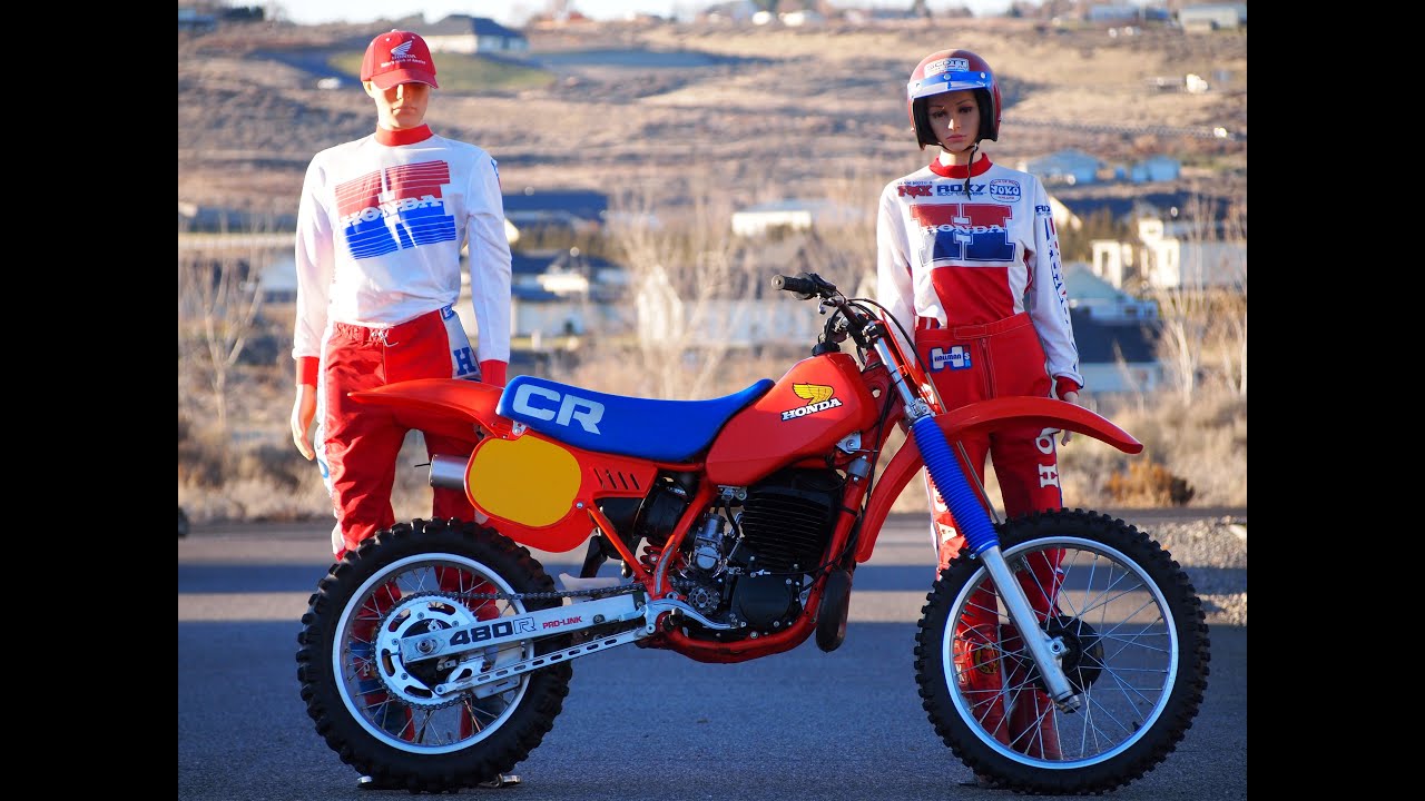1983 Honda CR480R – 480cc – Vintage Motocross Bike - YouTube