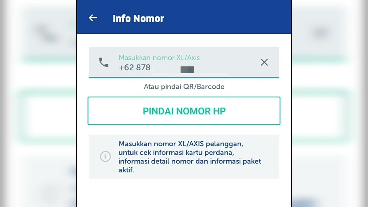 Cek Umur Kartu XL Di Aplikasi Sidompul - YouTube