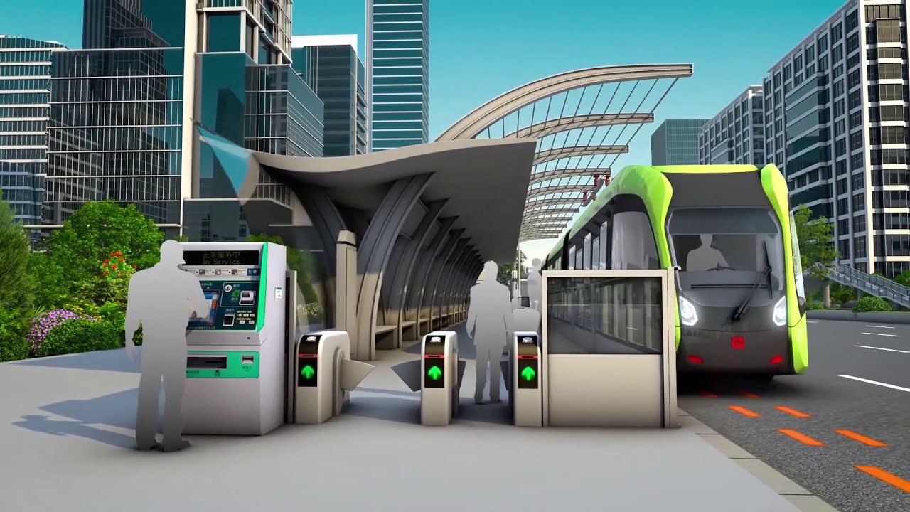 Trackless Tram | City of Stirling - YouTube