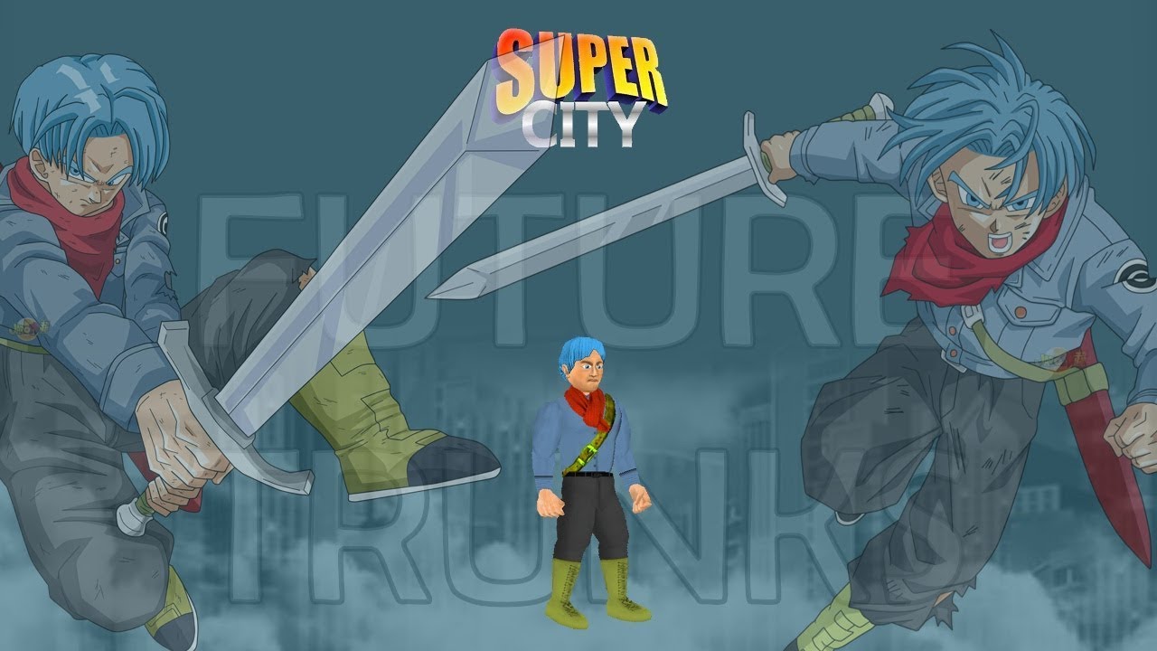 How to Create Future Trunks (Dragon Ball Super) in Super City - YouTube