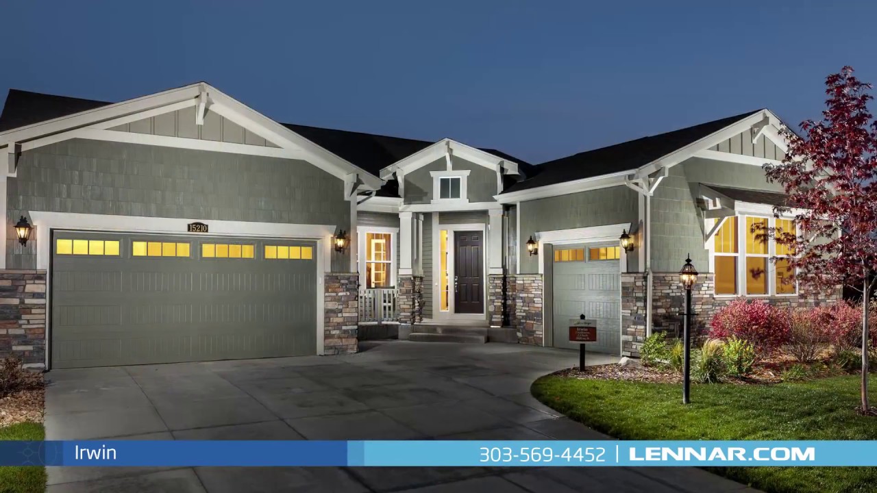 The Irwin Model Tour - Lennar Colorado - YouTube