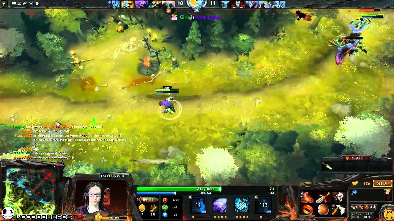 Gothika_47 играе Faceless Void - Dota2 - YouTube