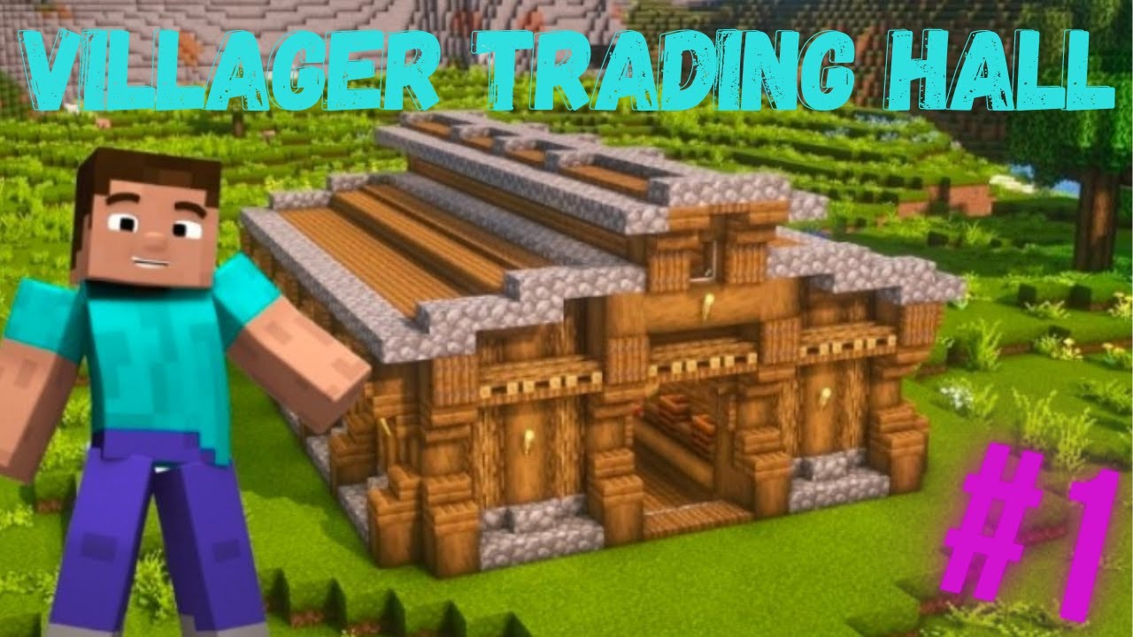 I Made A Villager Trading Hall In My Hunter Smp //Minecraft#1 - YouTube