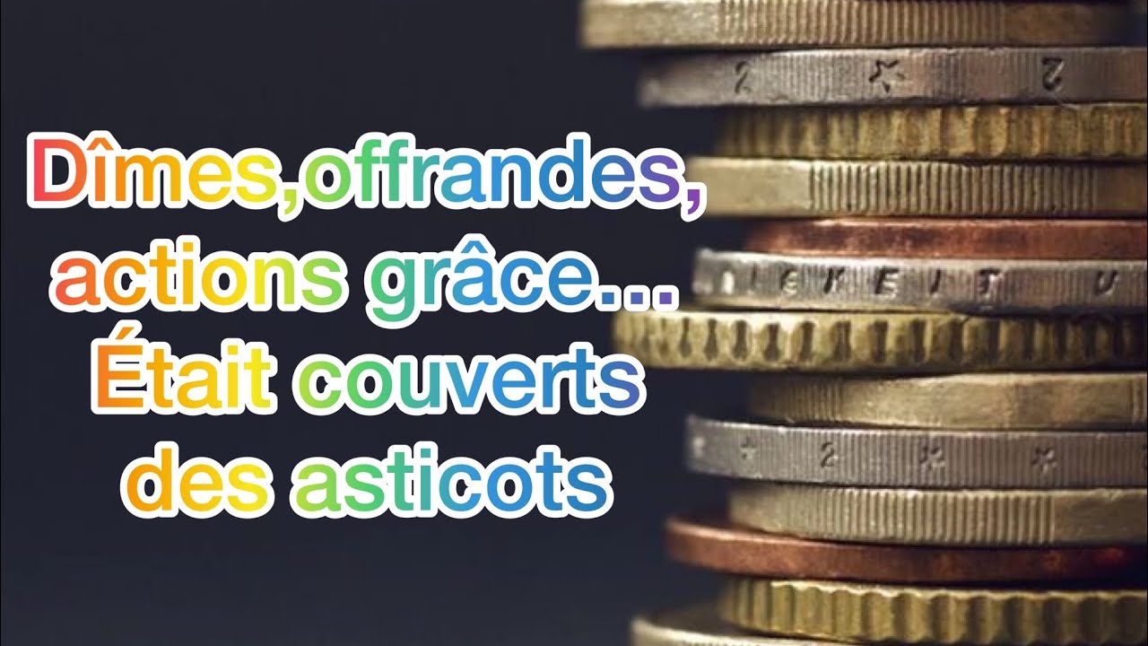 J’ai vu des dîmes,offrandes,action de grâce et tant d’autres couverts des asticots. Pourquoi ...